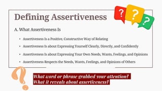 Assertiveness - Relating Gently and Firmly.pptx
