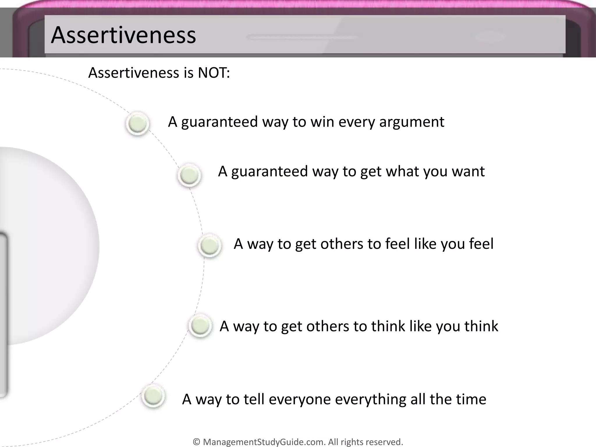 Assertiveness skills-basics | PPT