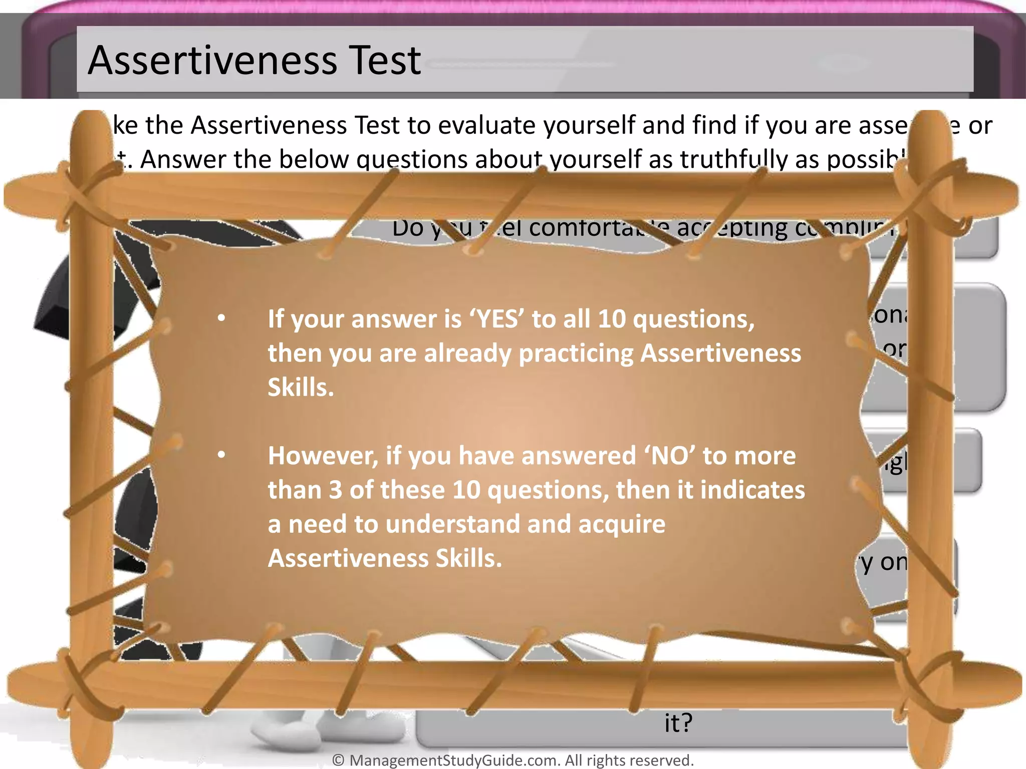 Assertiveness skills-basics | PPT