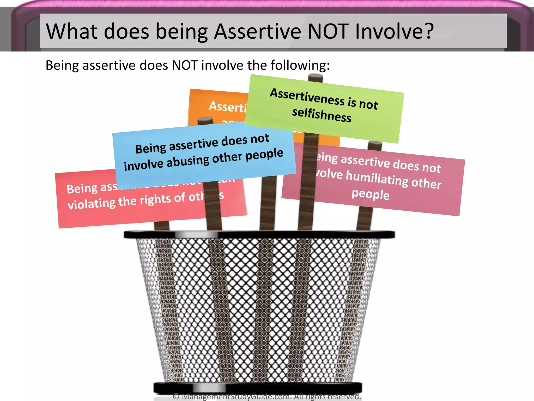 Assertiveness skills-basics | PPT