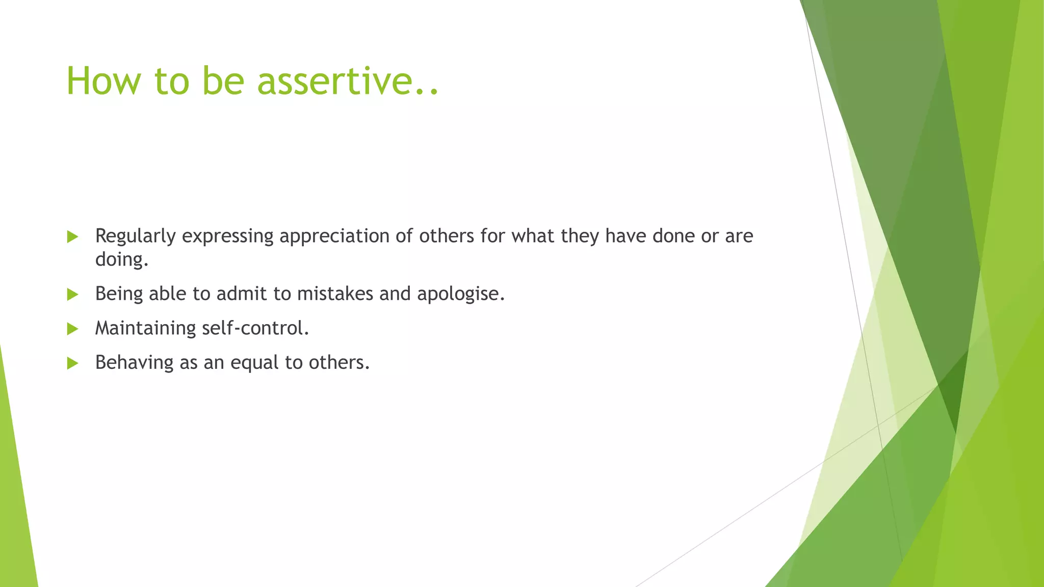 Assertiveness | PPTX