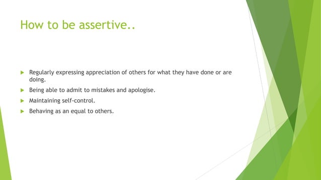 Assertiveness | PPT