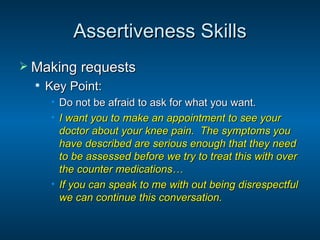 Assertiveness and persuasion | PPT