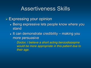 Assertiveness and persuasion ppt | PPT