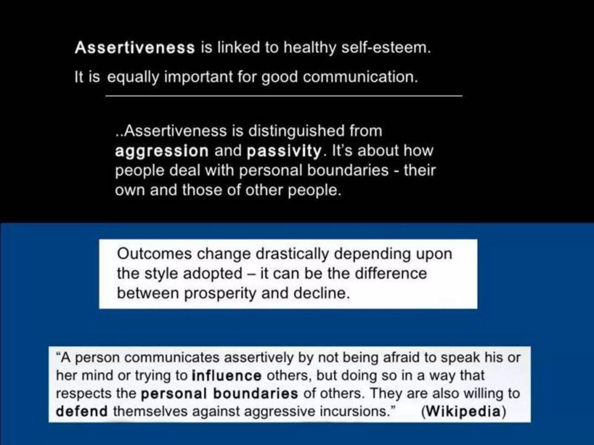 Assertiveness communication | PPTX | Science
