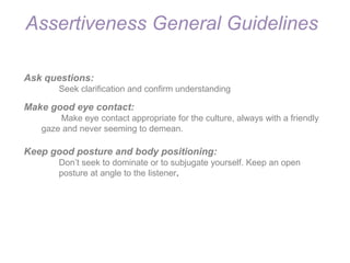 Assertiveness final | PPT