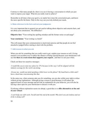 What Is Assertiveness And How To Be More Assertive | PDF