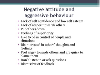 Assertiveness ppt | PPT | Mental Health | Diseases and Conditions