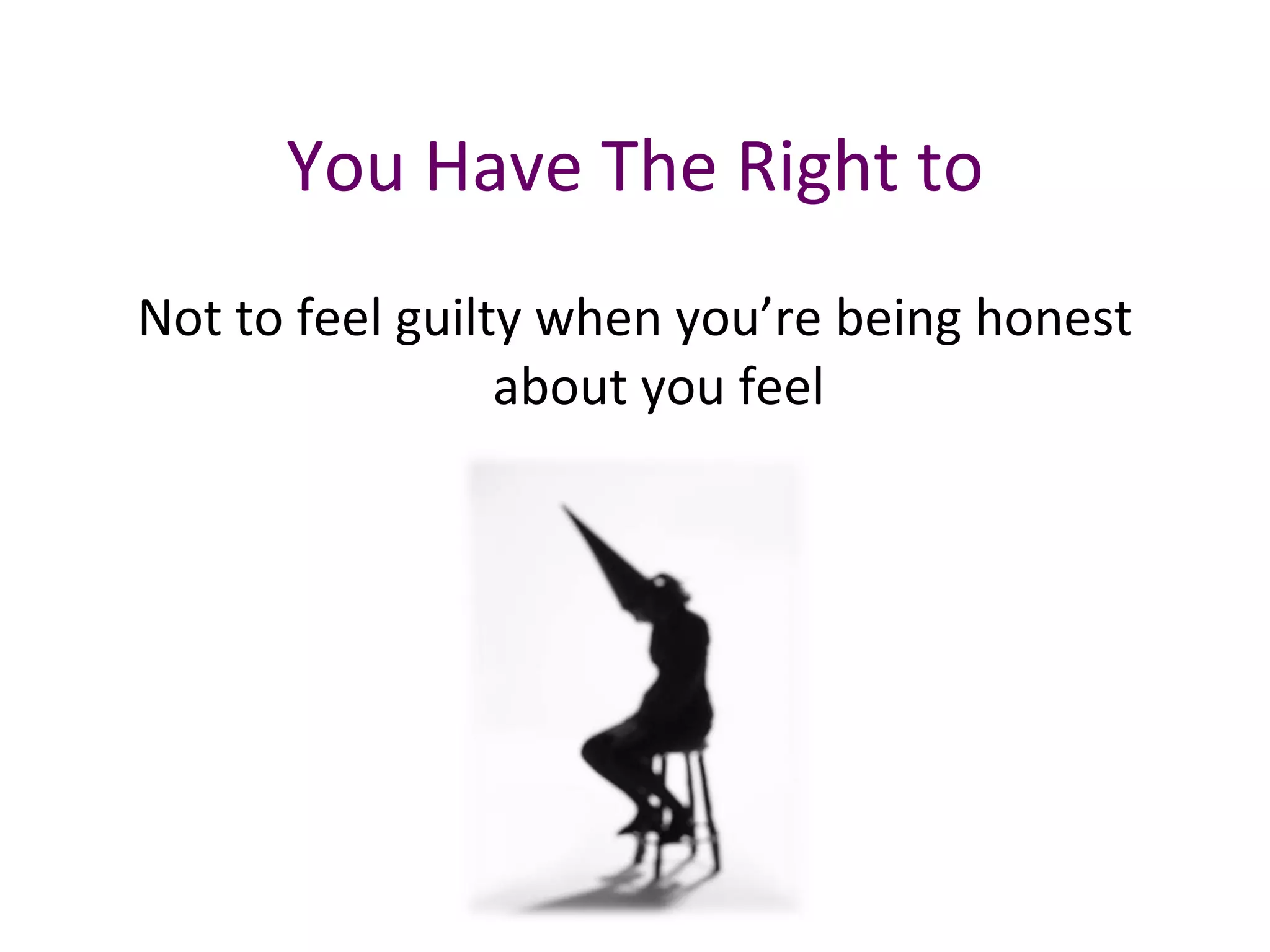 Assertiveness Rights | PPT