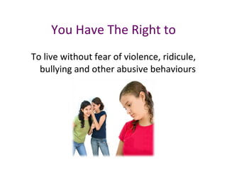 Assertiveness Rights | PPT