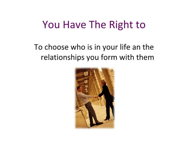 Assertiveness Rights | PPT