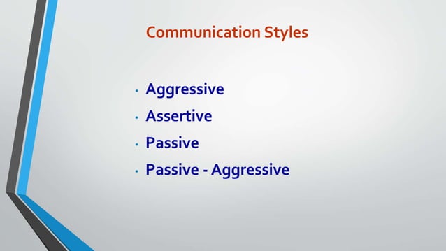 Assertive Communication Skill and how to be assertive | PPTX
