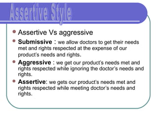 Assertive style | PPT | Resume Writing and Advice | Job Search