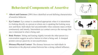 Assertive training. in health psychology | PPTX