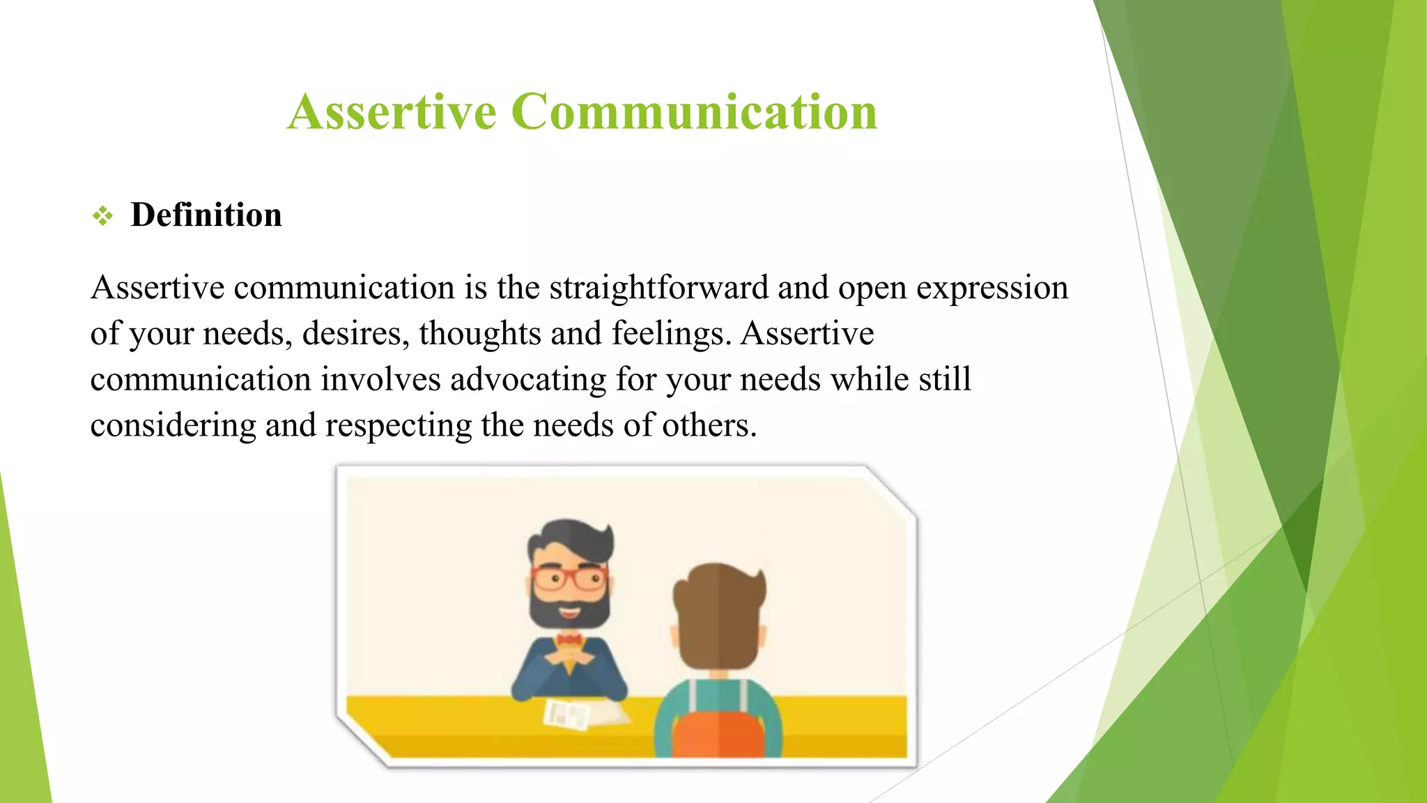 Assertive training | PPTX