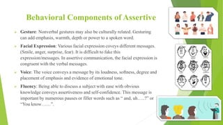 Assertive training | PPTX