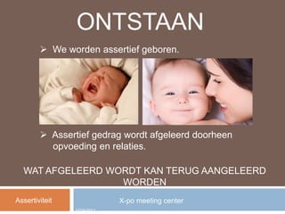 Assertiviteit | PPTX