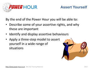 Assert yourself | PPT
