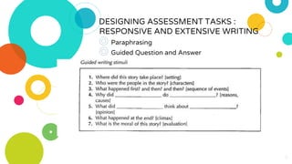 Assesing in writing | PPTX