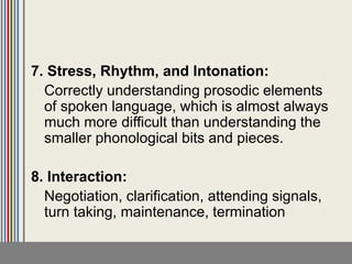 Assesing listening - language learning evaluation | PPT