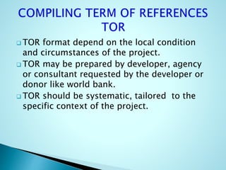 Assessing proposed project development under EIA | PPT