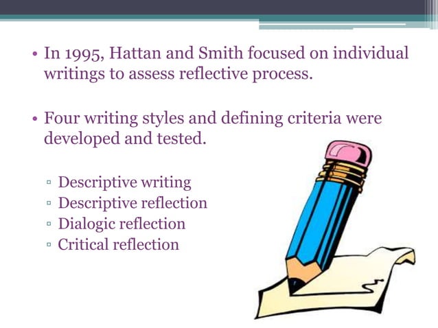 Assessing reflective thinking | PPT
