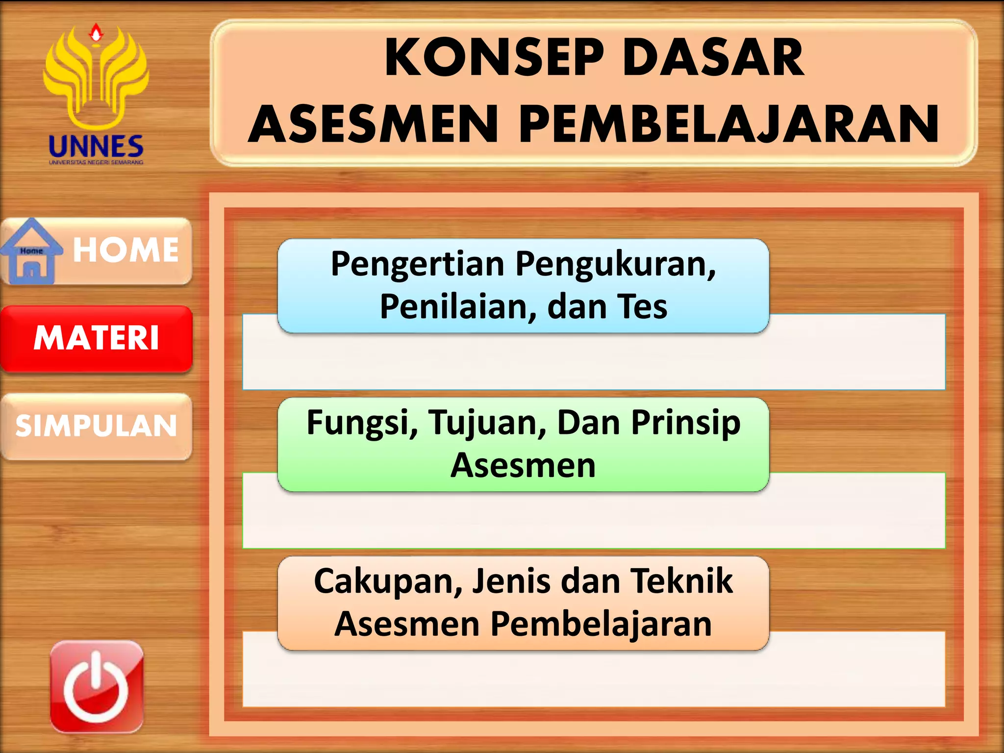 Konsep Dasar Asesmen Pembelajaran | PPTX