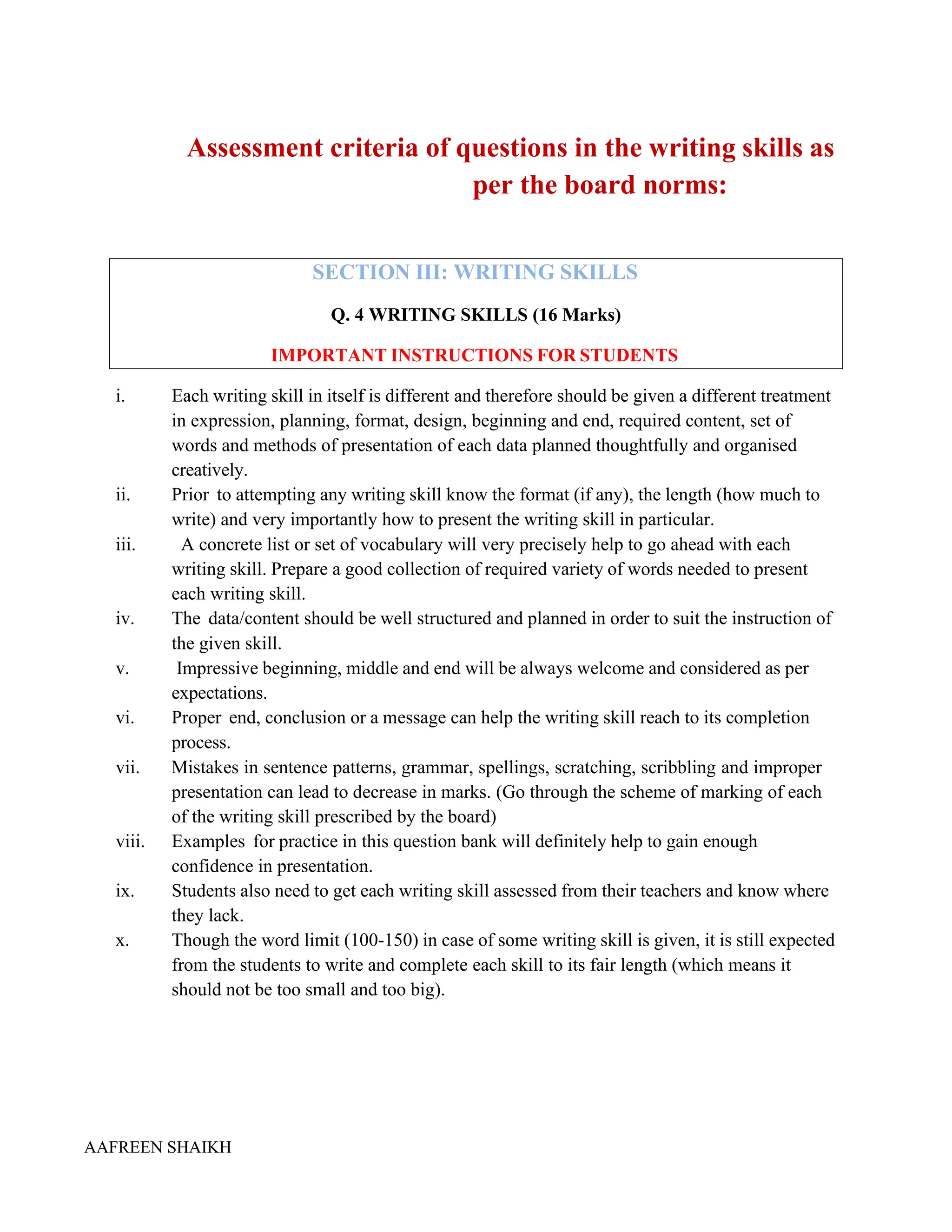 assesment-12th BY AAFREEN SHAIKH.pdf HSC assesment | PDF