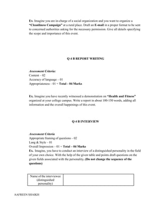 assesment-12th BY AAFREEN SHAIKH.pdf HSC assesment | PDF
