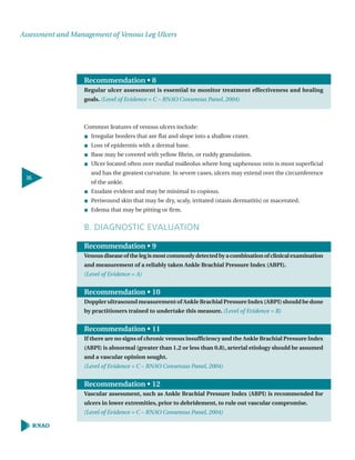 Assesment and management of venous leg ulcers | PDF