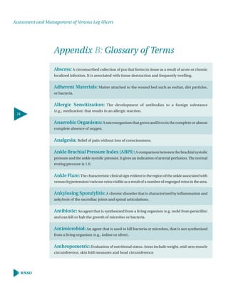 Assesment and management of venous leg ulcers | PDF