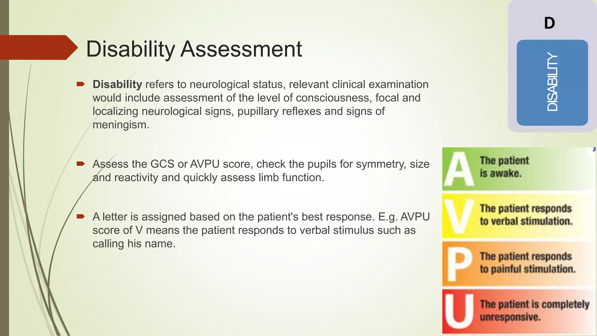 Assesment and treatment of acutely ill adult | PPTX