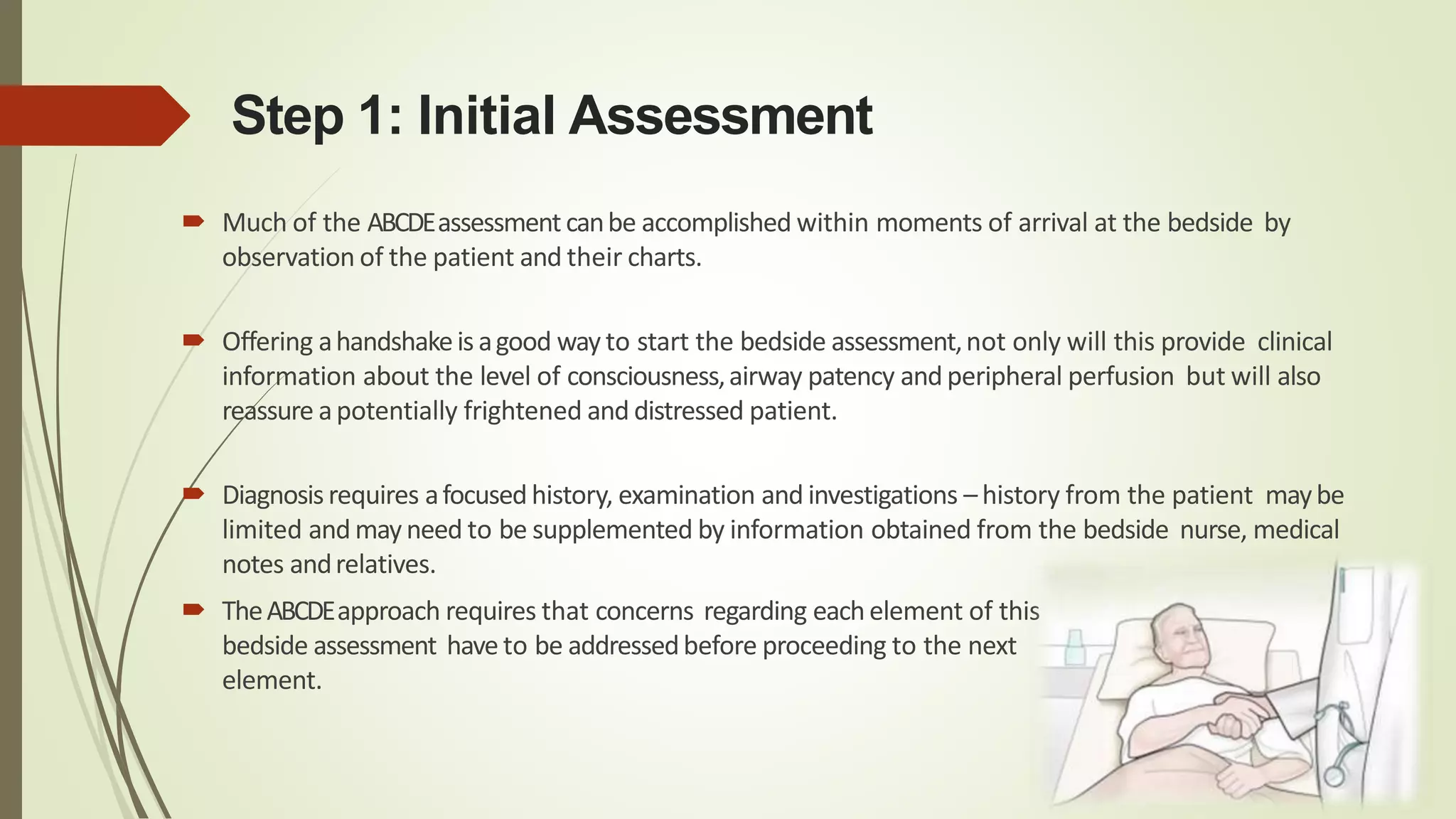 Assesment and treatment of acutely ill adult | PPTX