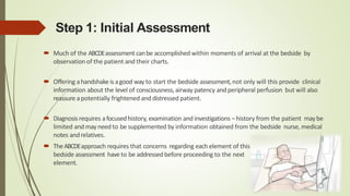 Assesment and treatment of acutely ill adult | PPTX