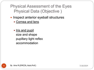 Physical Assessment of the Head, Eyes, Ears, Nose, and Throat | PPT