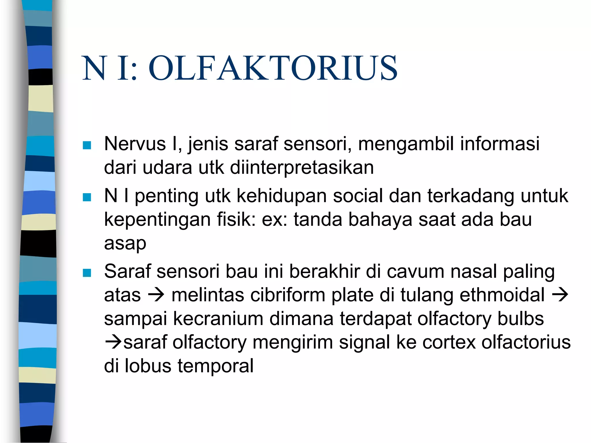 Assesment, interpretation n management of cranial nerve dysfunction | PPTX