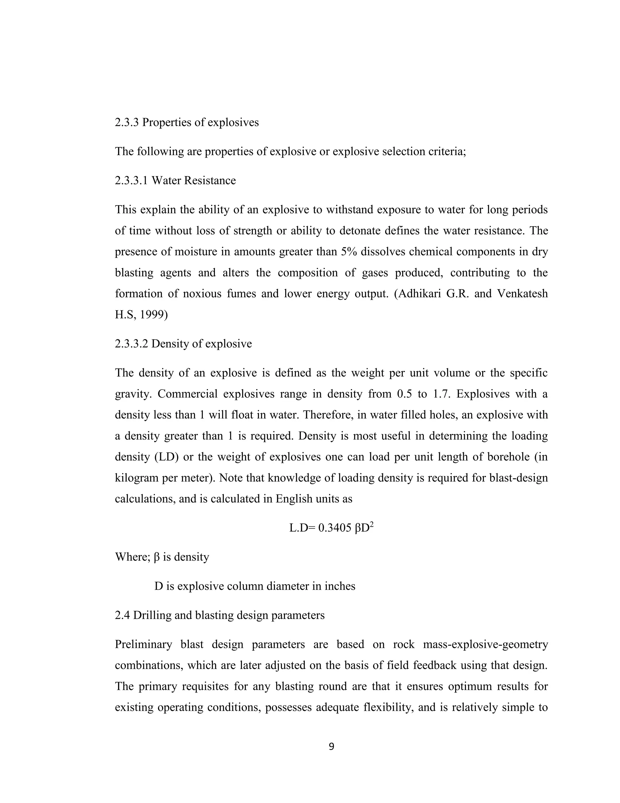 Assesment of drilling and blasting parameters tominimise toes problem | PDF