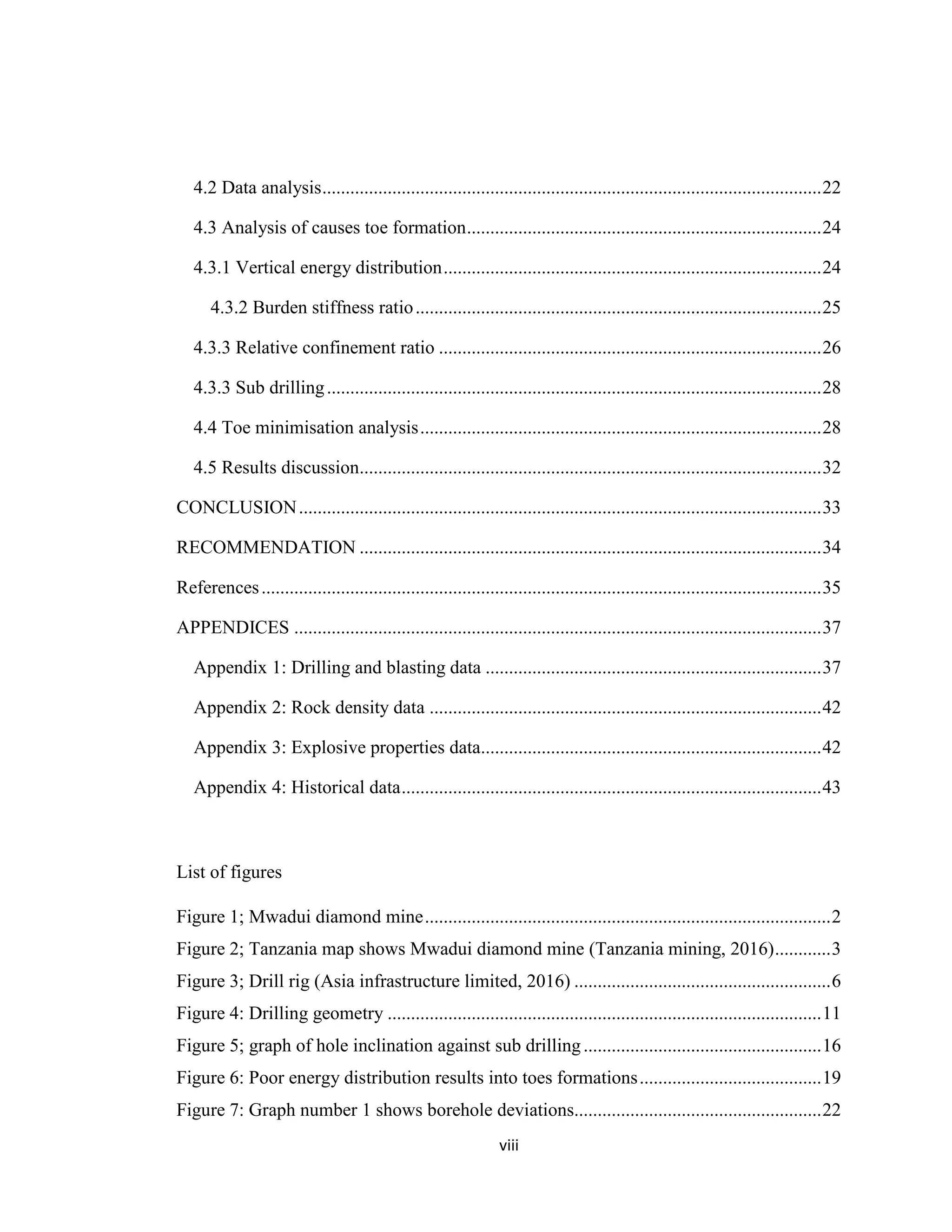Assesment of drilling and blasting parameters tominimise toes problem | PDF