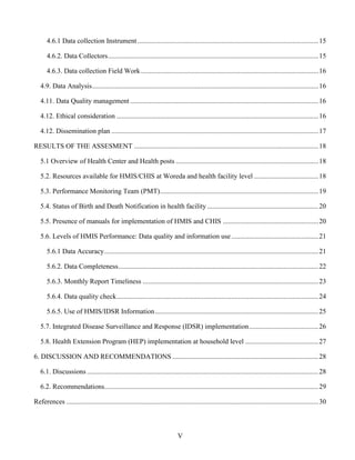 Assessment of his implementation in south west shoa, oromia, ethiopia (addisu bogale) | PDF