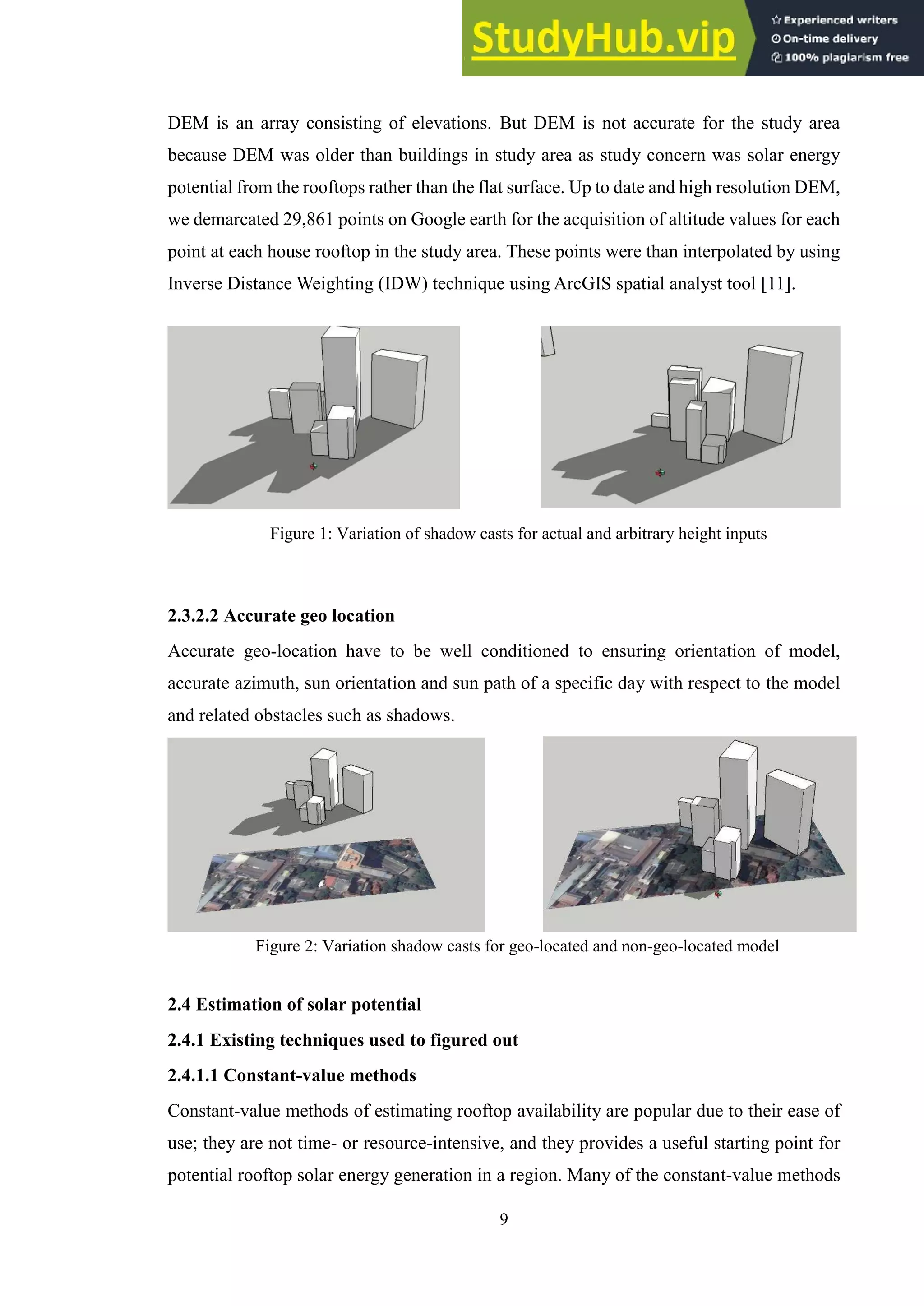 ASSESMENT OF SOLAR POTENTIAL ROOFTOPS USING GIS AND REMOTE SENSING ...