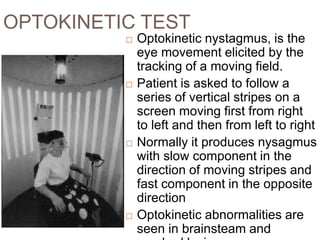 Assesment of vestibular function | PPTX