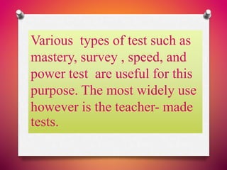Areas of evaluation And evaluative devices | PPTX