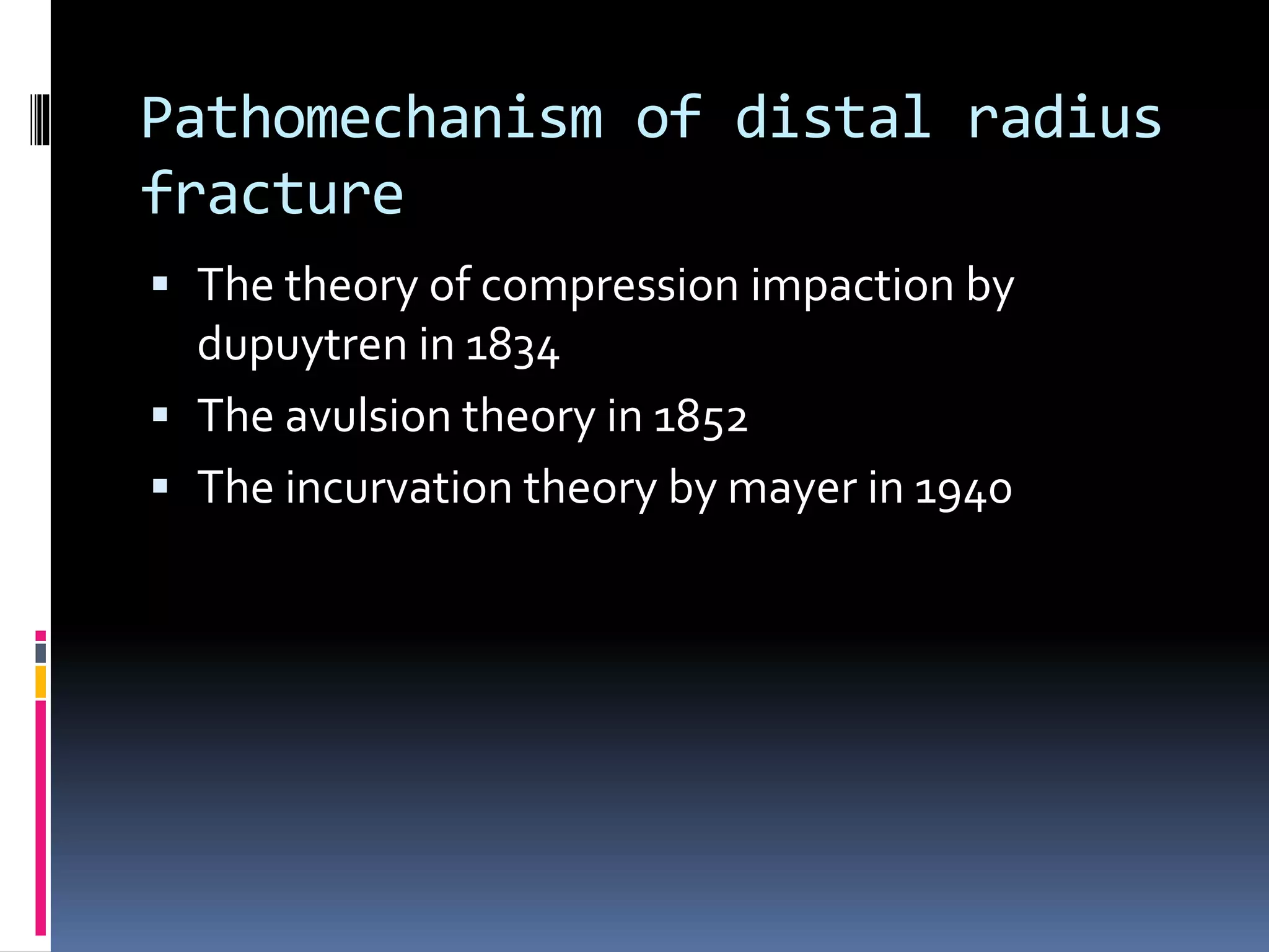 Assessent and radiology of distal end radius fracture | PPTX