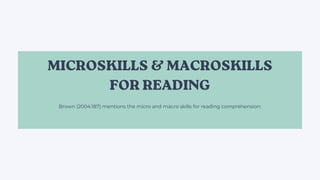 Assessing reading, English assesment for English education | PPT