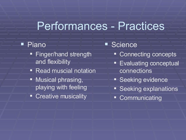 Assessing Science Learning In 3 Part Harmony | PPT