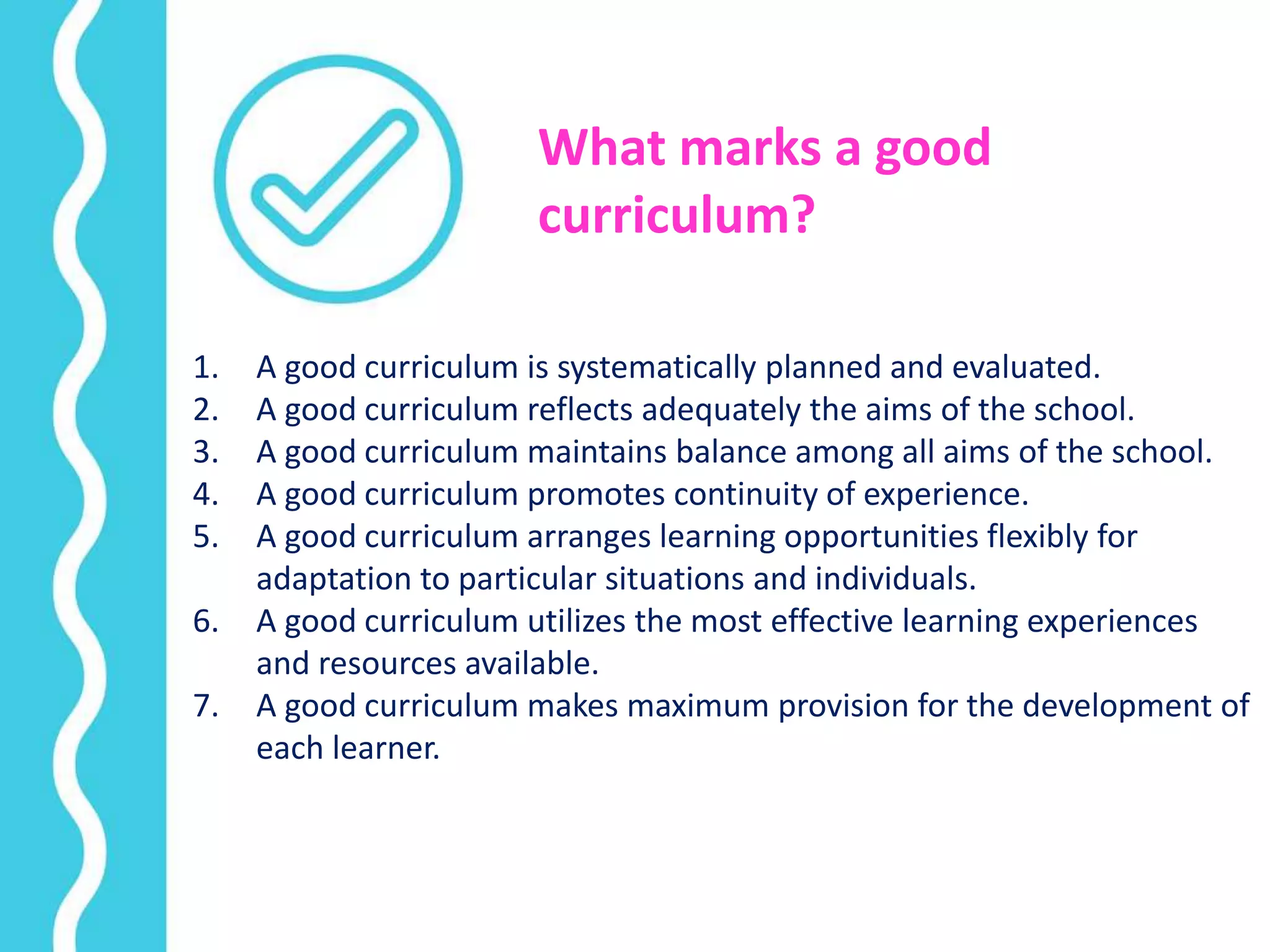 curriculum development | PPTX