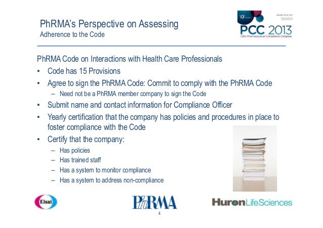 Assessing Adherence to the PhRMA Code