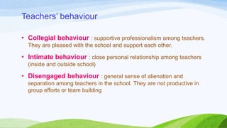 Assessing and changing school culture and climate | PPTX