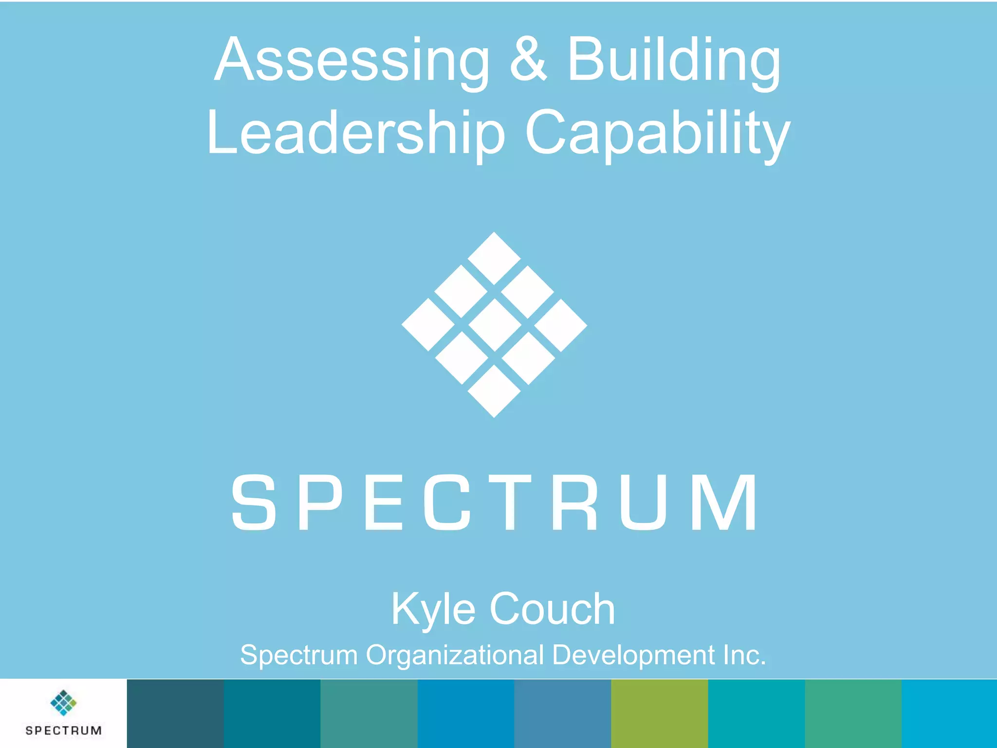 Best Practices for Assessing and Developing Leadership Capability ...