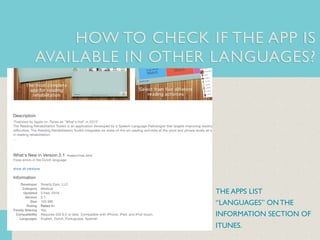 Assessing and treating bilingual children with the i pad | PPT